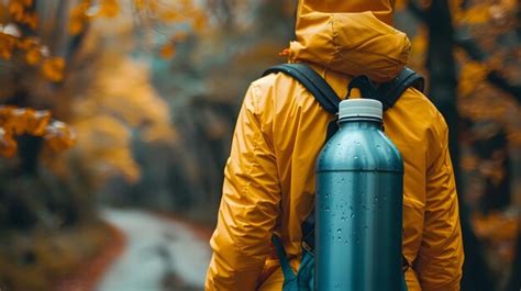 Sustainable Reusable Water Bottle Eco Friendly Lifestyle Concept
