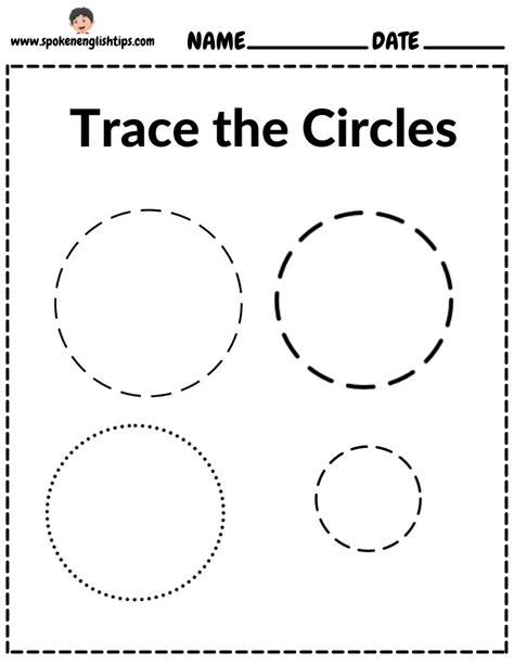 Circle Worksheets For Preschool Free Printable Tracing Circles