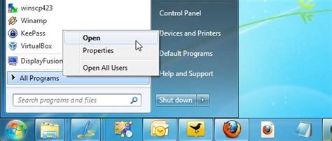 How To Open The Start Menu Folder In Windows Or