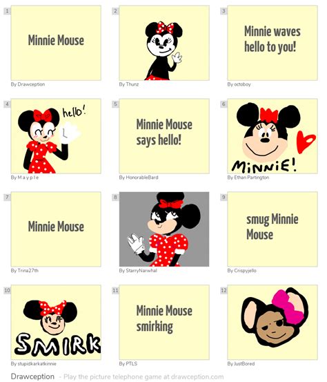 Minnie Mouse Drawception