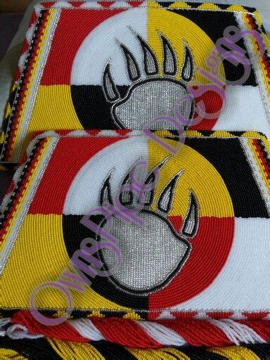 Beaded By Oyate Northern Traditional Sioux Cuffs Flat Stitch