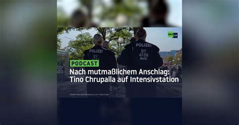 Nach Mutmaßlichem Anschlag Tino Chrupalla Auf Intensivstation Rt De