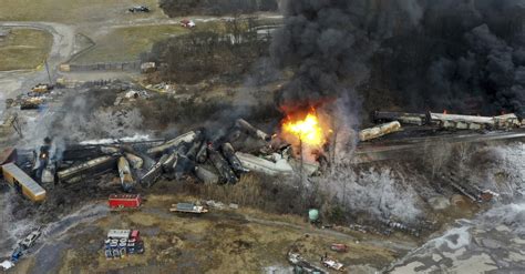 Ohios Attorney General Sues Railway In Train Derailment
