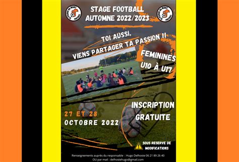 Actualité Stages football du Sporting Octobre et club Football