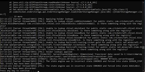 Server Problem Rskyfactory