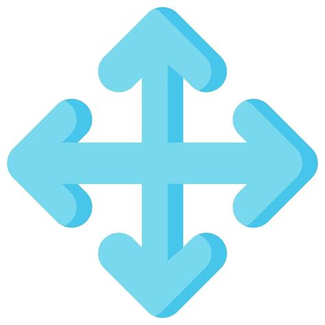 Drag Arrow Vector Flat Icon 26322915 Vector Art At Vecteezy