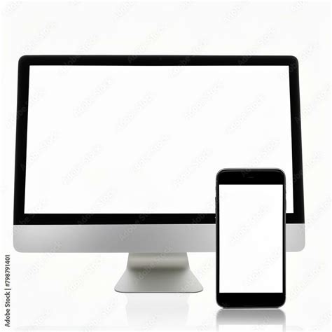 Mockup Template For Different Screen Sizes Monitor Tablet And Phone