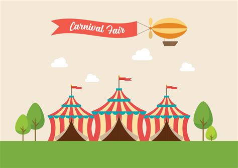 Circus Tent Vector Illustration 14419169 Vector Art At Vecteezy