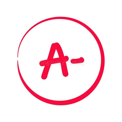 Grading System A Grades For School With Minus Sign Exam Result
