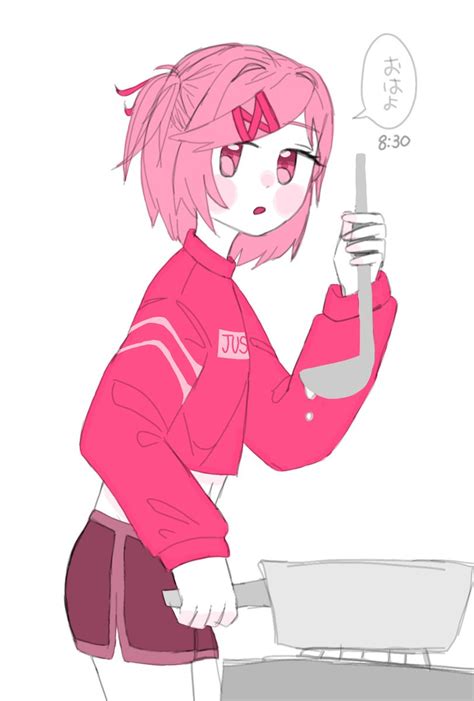 Natsukis Cooking Some Soup~ 💗 By Kinokotenpura On Twitter Rddlc