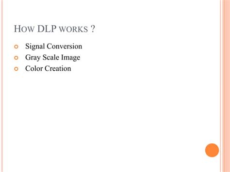 CSE Digital Light Processing PPT Pptx For Seminar PPTX