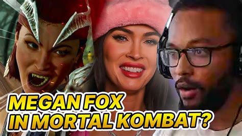 MEGAN FOX Is In MORTAL KOMBAT Nitara Reveal Reaction YouTube