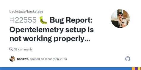 🐛 Bug Report Opentelemetry Setup Is Not Working Properly When Javascript Is Bundled · Issue