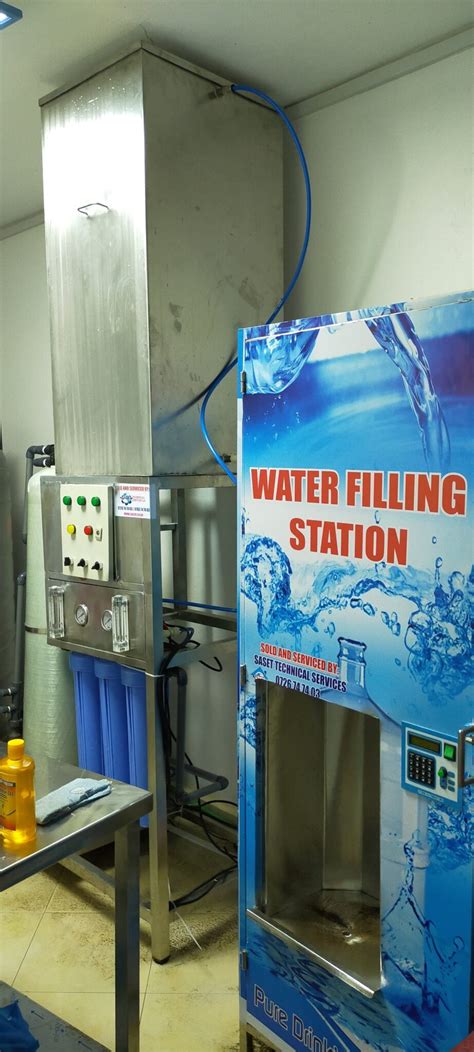 Saset Water Vending Machines Filling Stations Manual Filling