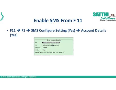 Tally SMS Module For Invoice And Receipt PPT