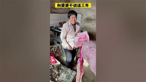 和婆婆三年不说话，今天他老人家过生日，我买了点肉送来，再给婆婆1000块钱，婆婆看我来了，居然流泪了，以前是我不懂事。爱搞笑的轩毛