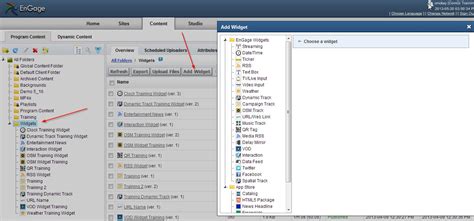adding a widget customer support desk