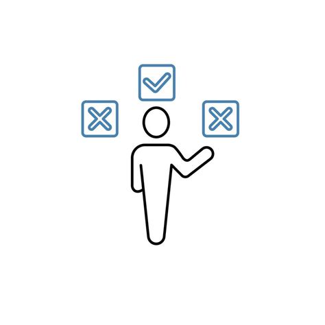 Decision Making Concept Line Icon Simple Element Illustration Decision Making Concept Outline