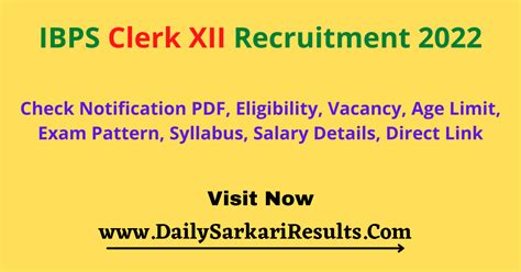 Ibps Clerk Xii Mains Admit Card 2022 Out For 6035 Vacancies