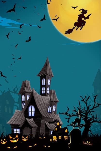 Premium Psd Halloween Party Flyer