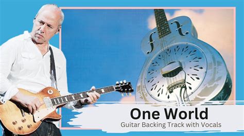 One World Guitar Backing Track With Vocals By Dire Straits Youtube