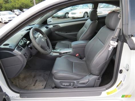 Dark Stone Gray Interior 2004 Toyota Solara Se Coupe Photo 70721864
