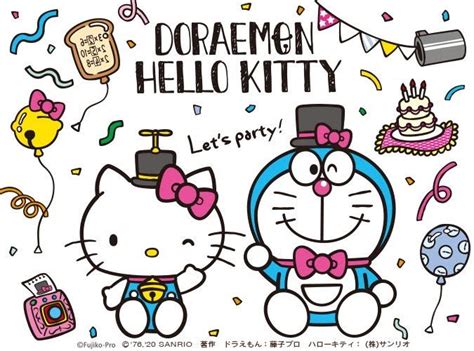 Doraemon X Hello Kitty ハローキティの壁紙 ハローキティの写真 ハローキティー