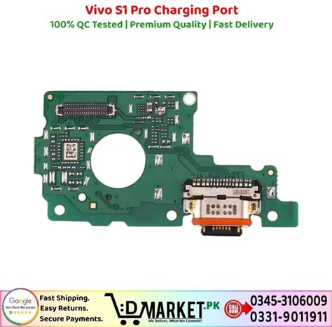 Vivo S Pro Charging Port Price In Pakistan DMarket Pk