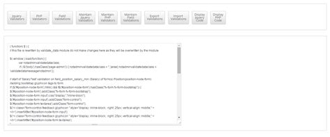 How To Use Validate Data Module