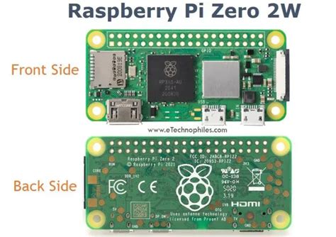 RPI Zero W Board Layout GPIO Pinout Specs Schematic In Detail