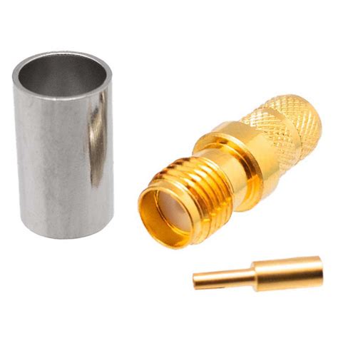 Euroconnex Lmr240 Sma Female Crimp Dorado Connector Techinn