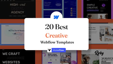 20 Best Creative Webflow Templates In 2024