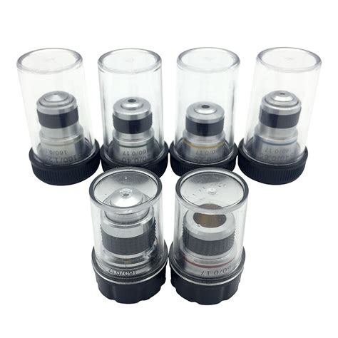 Microscope Objective Lens 4x 10x 20x 40x 60x 100x Grandado