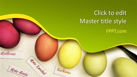 Free Eggs PowerPoint Template Free PowerPoint Templates