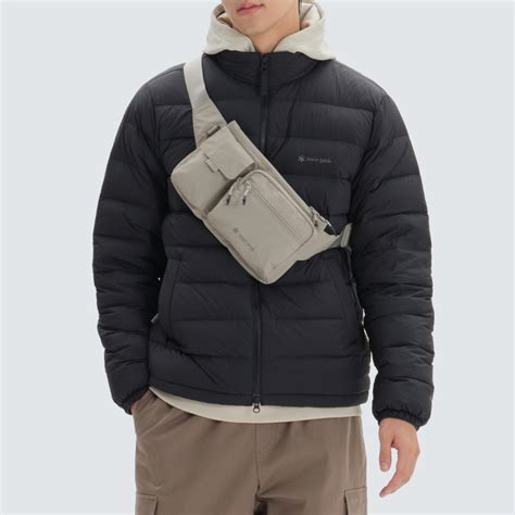 스노우피크 어패럴 Snow Peak 듀얼테크 힙색 Yellow Gray