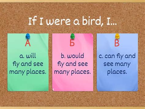 2nd Conditional Tense Quiz