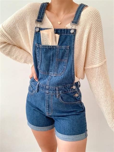 Cute Overall Outfits Cute Casual Outfits Short Outfits Spring
