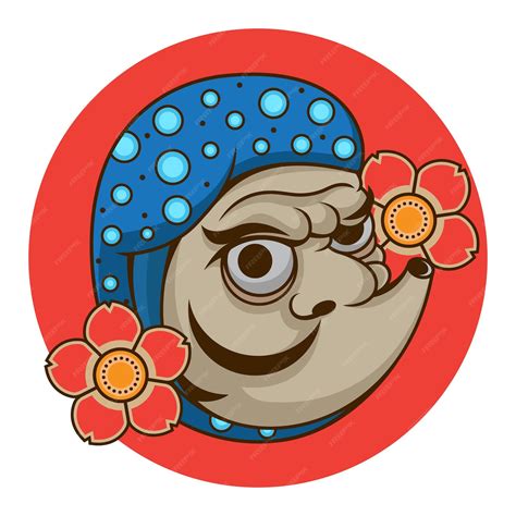 Premium Vector Hyottoko Old Tattoo