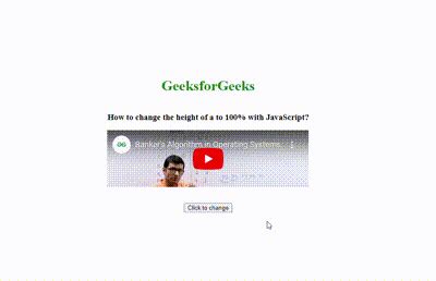 How To Set Full Screen Iframe With Height In JavaScript GeeksforGeeks