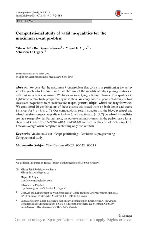 Computational Study Of Valid Inequalities For The Maximum K Cut Problem