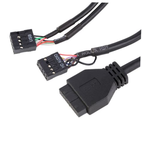 USB 3 0 2 0 Port HUB HD Audio PC Floppy Expansion Front Panel