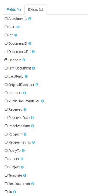 New Email Headers Metadata Field Parseur®
