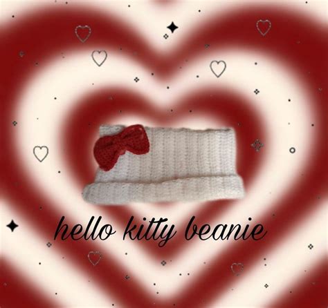Free Hello Kitty Beanie Crochet Pattern Ribblr