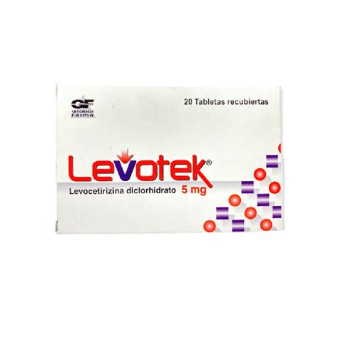 Levotek 5mg X Unidad Farmacia Amiga