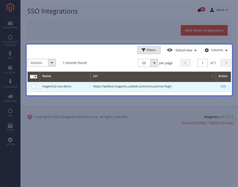 Magento 2 SSO Single Sign On Extension WebKul