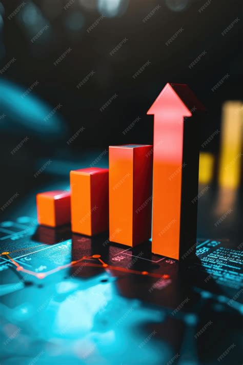 Detailed View Of A Bar Chart Displayed On A Computer Keyboard Suitable