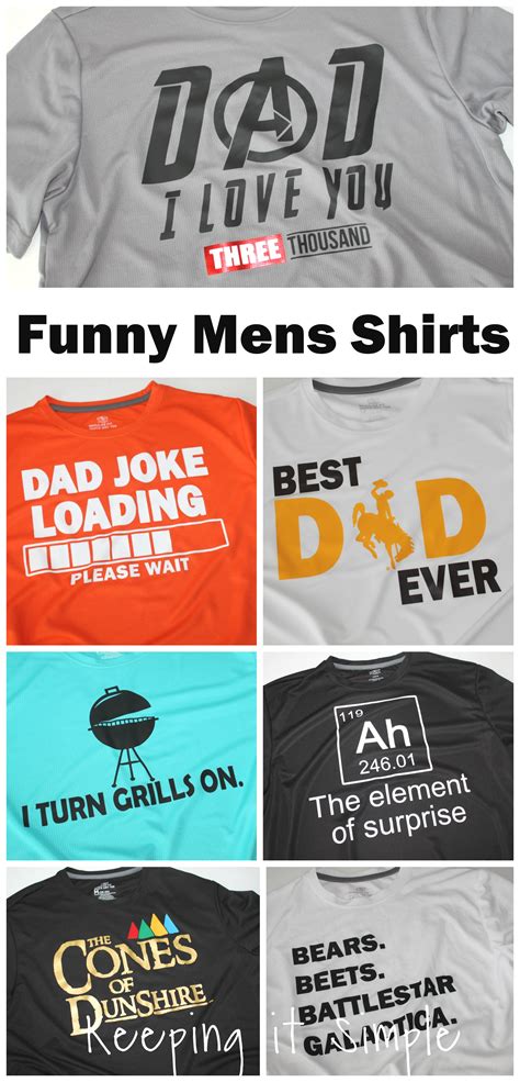 Funny Mens Shirt Fathers Day Shirt • Keeping It Simple