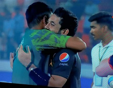 [watch] Overjoyed Babar Azam Embraces Mohammad Rizwan After Keeper