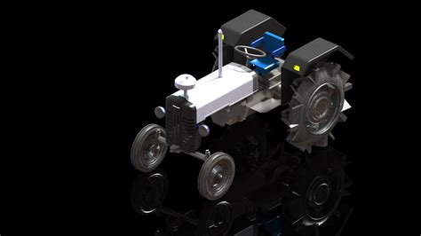 Tractor Modelo 3d 10 Unknown Sldpr Sldas Free3d