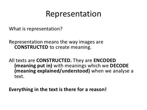 Representation